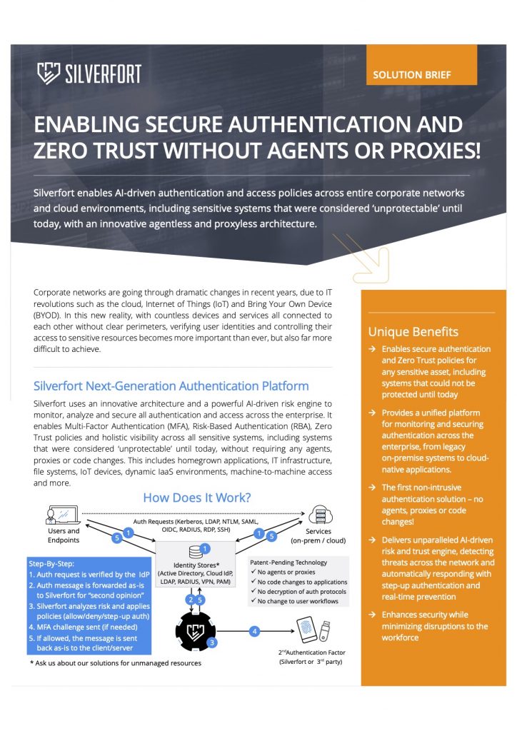 Silverfort - Integrity Software